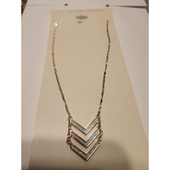 LC Lauren Conrad | Jewelry | Lc Lauren Conrad Gold Tone Shimmer ...